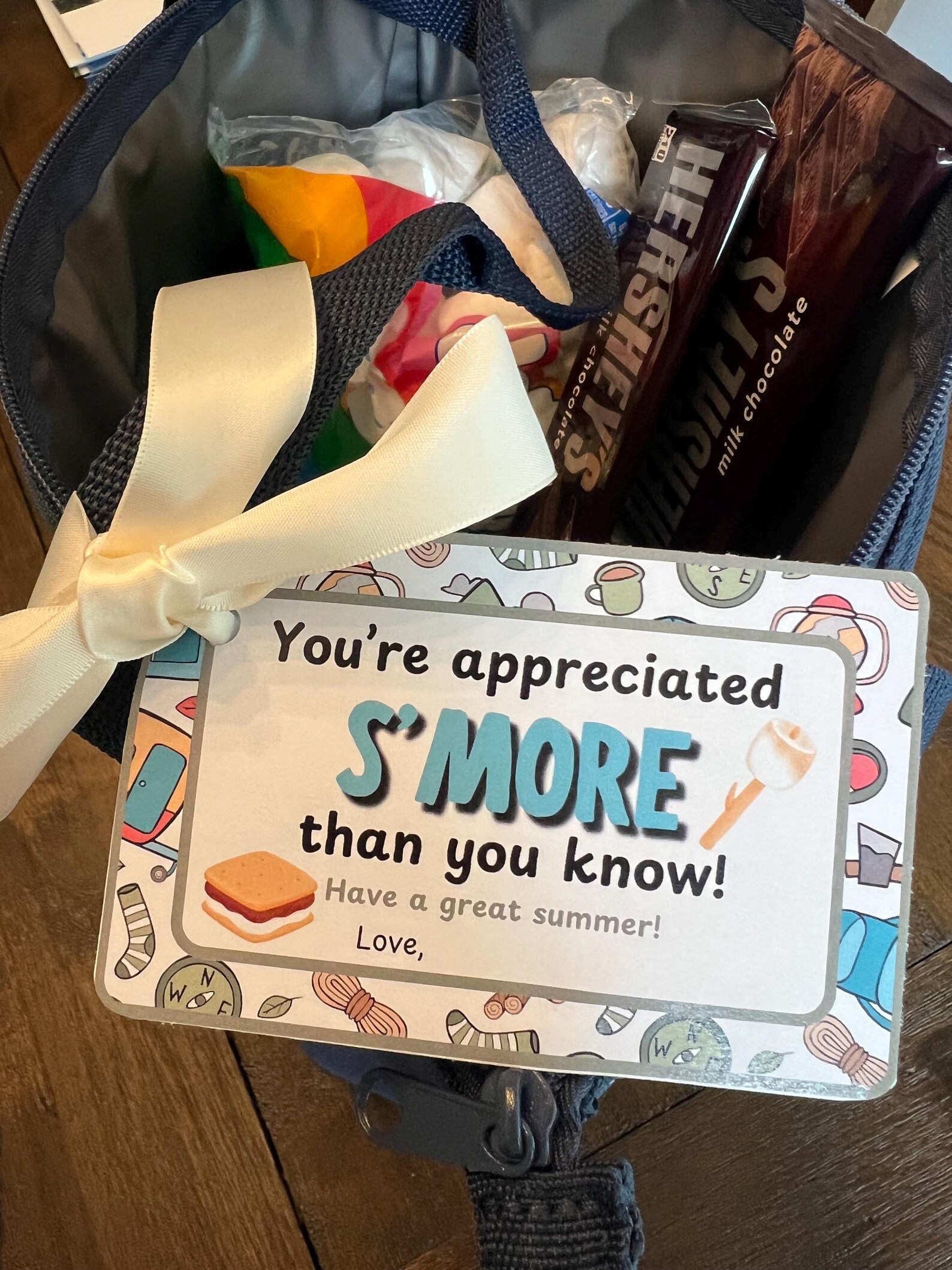 Teacher Staff Appreciation Tag, S'mores Appreciation, End of School ...