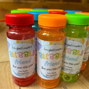 Bubbles End of School Year Gift Tag Printable, Bubbles Class Party ...