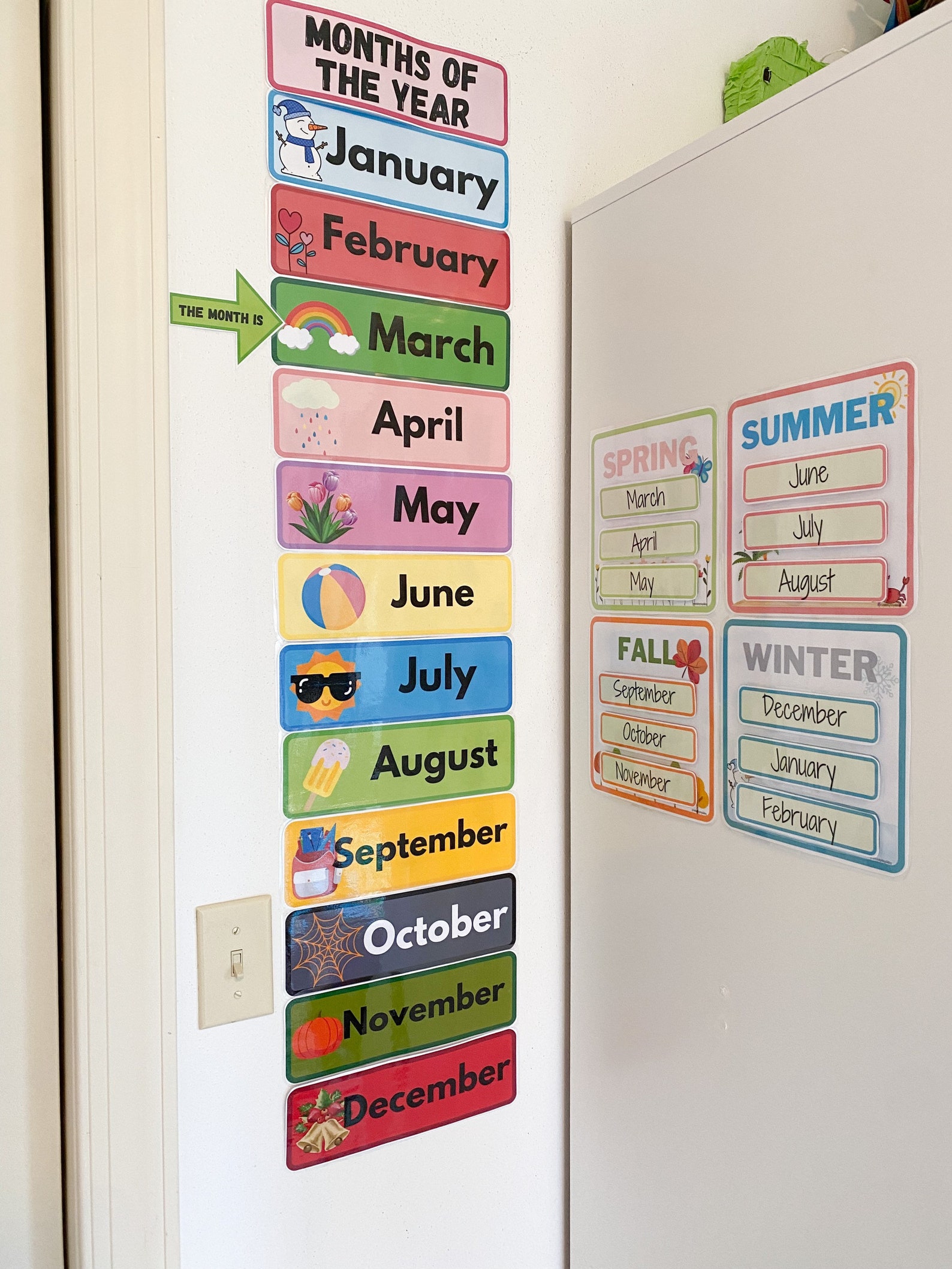 Months of the Year, Seasons of the Year, Teaching the Months, Learning ...
