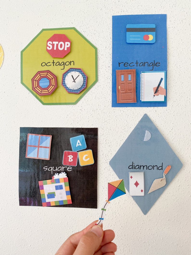 Shape Matching Printable Shapes Sorting Activity Classroom - Etsy