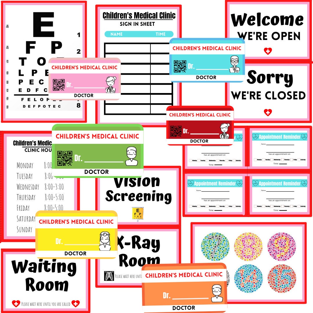 Doctor Theme Dramatic Play Doctor Birthday Nurse Party - Etsy