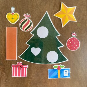 Shape Matching Activity, Christmas Shape Sorting, Holiday Learning ...