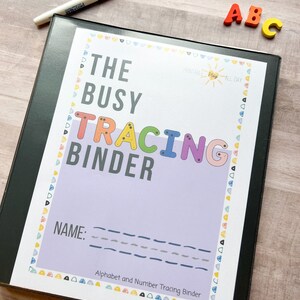 Alphabet Numbers Tracing Printable, Preschool Pre-writing Activity ...