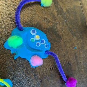 Make A Monster Kit Halloween Play-doh Tag, Play Dough Halloween Gift ...