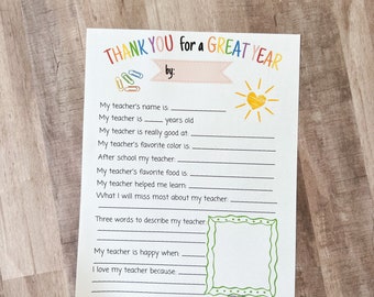 End of Year Student Gift - Etsy