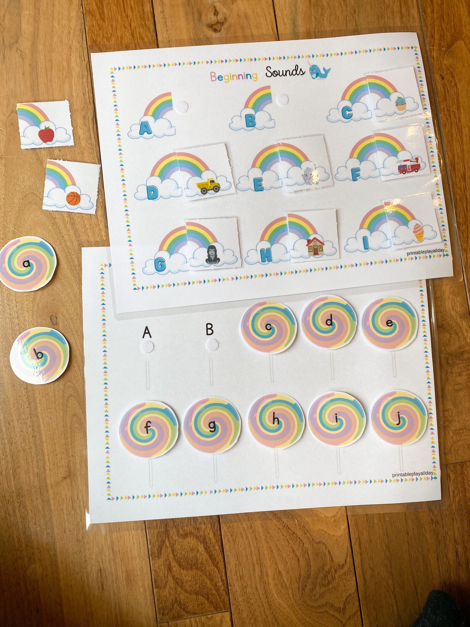 Rainbow Theme Preschool Learning Binder Pre-k Busy Binder - Etsy
