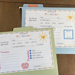 Personalized School Year Memory Tote, Customized Preschool- 12th Grade ...