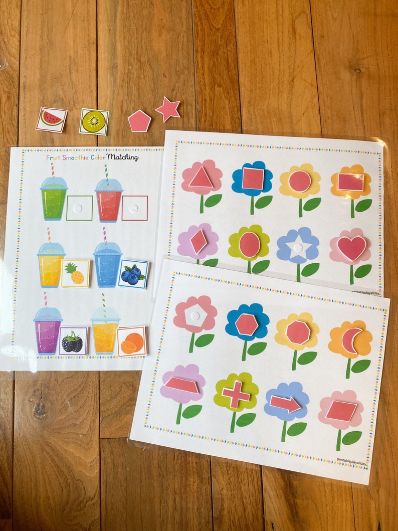 Rainbow Theme Preschool Learning Binder Pre-k Busy Binder - Etsy