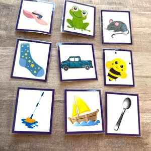 Rhyming Words Worksheet, Preschool Rhyme Matching Printable ...