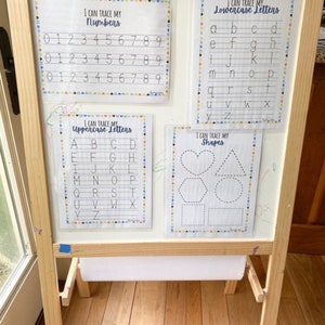 Preschool Tracing Bundle, Tracing Numbers, Alphabet Tracing, Color ...