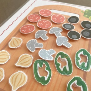 Pizza Theme Counting Game, Valentine's Day Preschool Activity, Follow ...