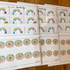 Rainbow Theme Preschool Learning Binder, Kindergarten Busy Binder, Home ...