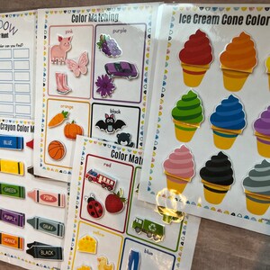 Preschool Learning Binder, Kindergarten Activity Binder, Home School ...