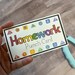 Homework Punch Card, Homework Reward Tracker, Classroom Incentive ...