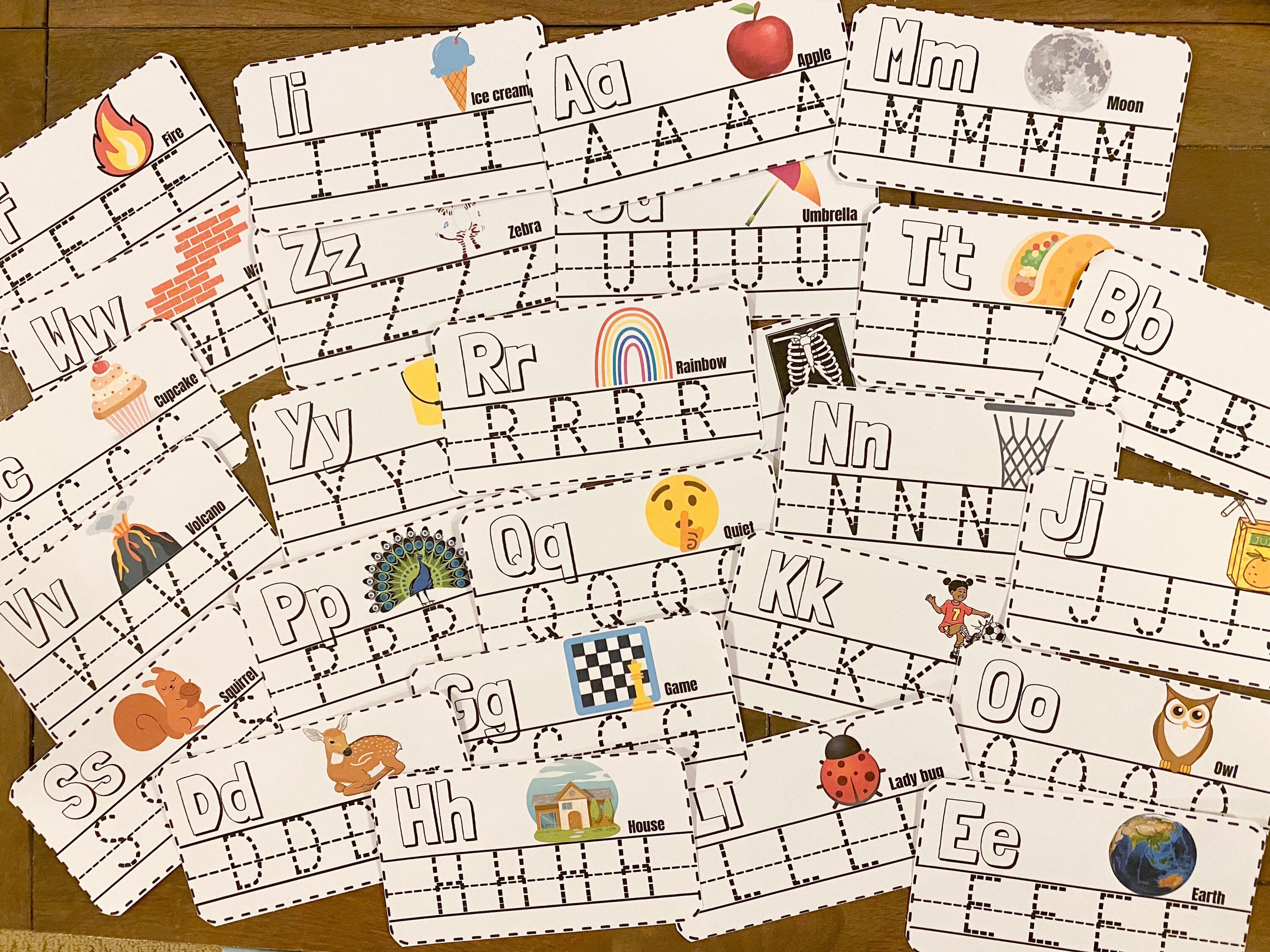 Alphabet Tracing Bundle Number Tracing Printables Mini - Etsy