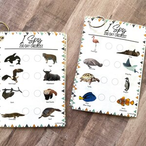Zoo Animal Scavenger Hunt, I Spy at the Zoo, A Day at the Zoo, Animal ...