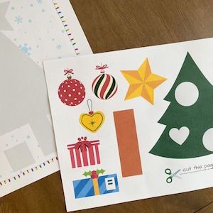 Shape Matching Activity, Christmas Shape Sorting, Holiday Learning ...