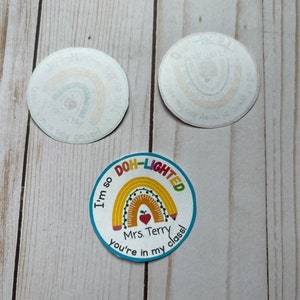 Personalized Back to School Play-doh Tag, Play Dough Class Gift Label ...