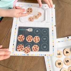 Cookie Jar Counting to Ten, 1-10 Number Matching, Preschool Counting ...