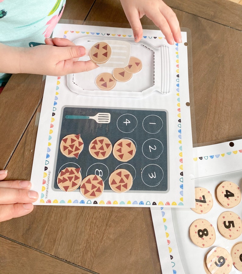 Cookie Jar Counting to Ten 1-10 Number Matching Preschool - Etsy