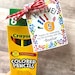 Hi Five Birthday Party Gift Tag Printable, 5th Birthday Party Favor Tag ...