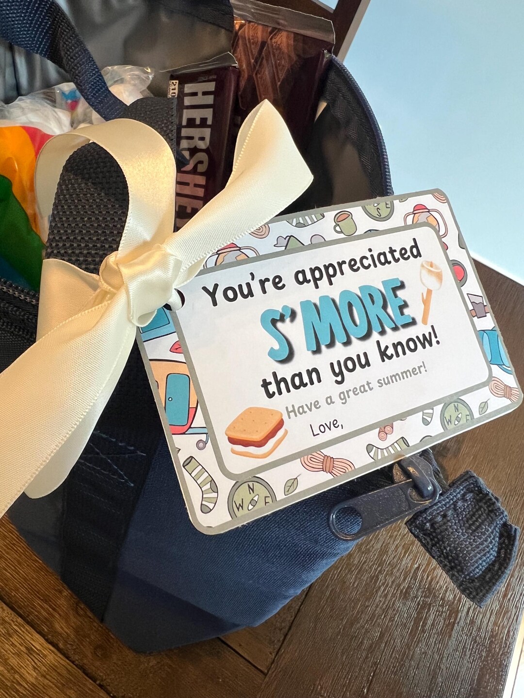 Teacher Staff Appreciation Tag, S'mores Appreciation, End of School ...