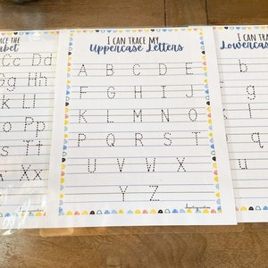 Preschool Tracing Bundle, Tracing Numbers, Alphabet Tracing, Color ...