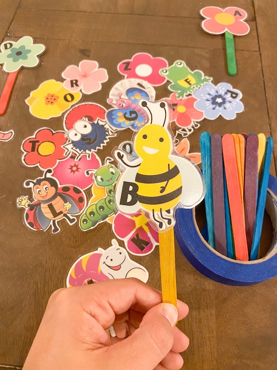 Garden Alphabet Hunt Learning Letters Outdoor Alphabet - Etsy