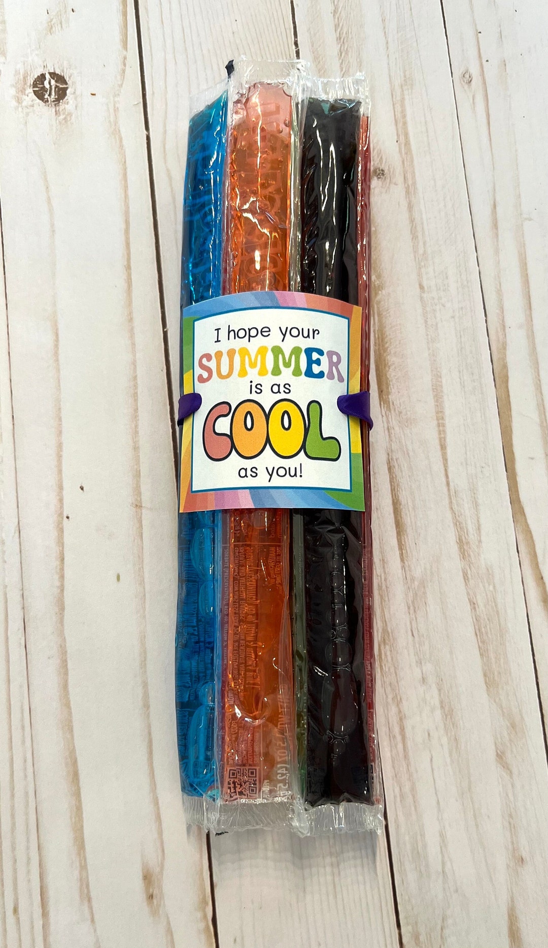 Last Day of School Popsicle Tag, Popsicle Class Gift Label, School ...