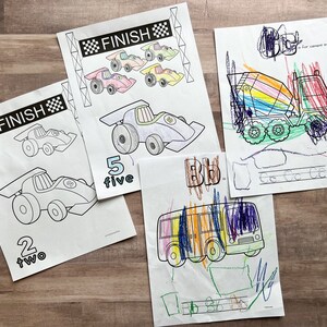 Transportation Theme Preschool Learning Binder, Pre-k Busy Binder ...
