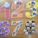 Number Velcro Activity, Number Wall, Classroom Number Matching Chart ...