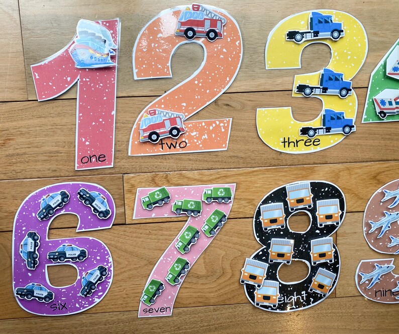 Number Velcro Activity Number Wall Classroom Number Matching - Etsy