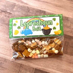 Leprechaun Bait Printable, St. Patrick's Day Snack Label, St. Patrick's ...