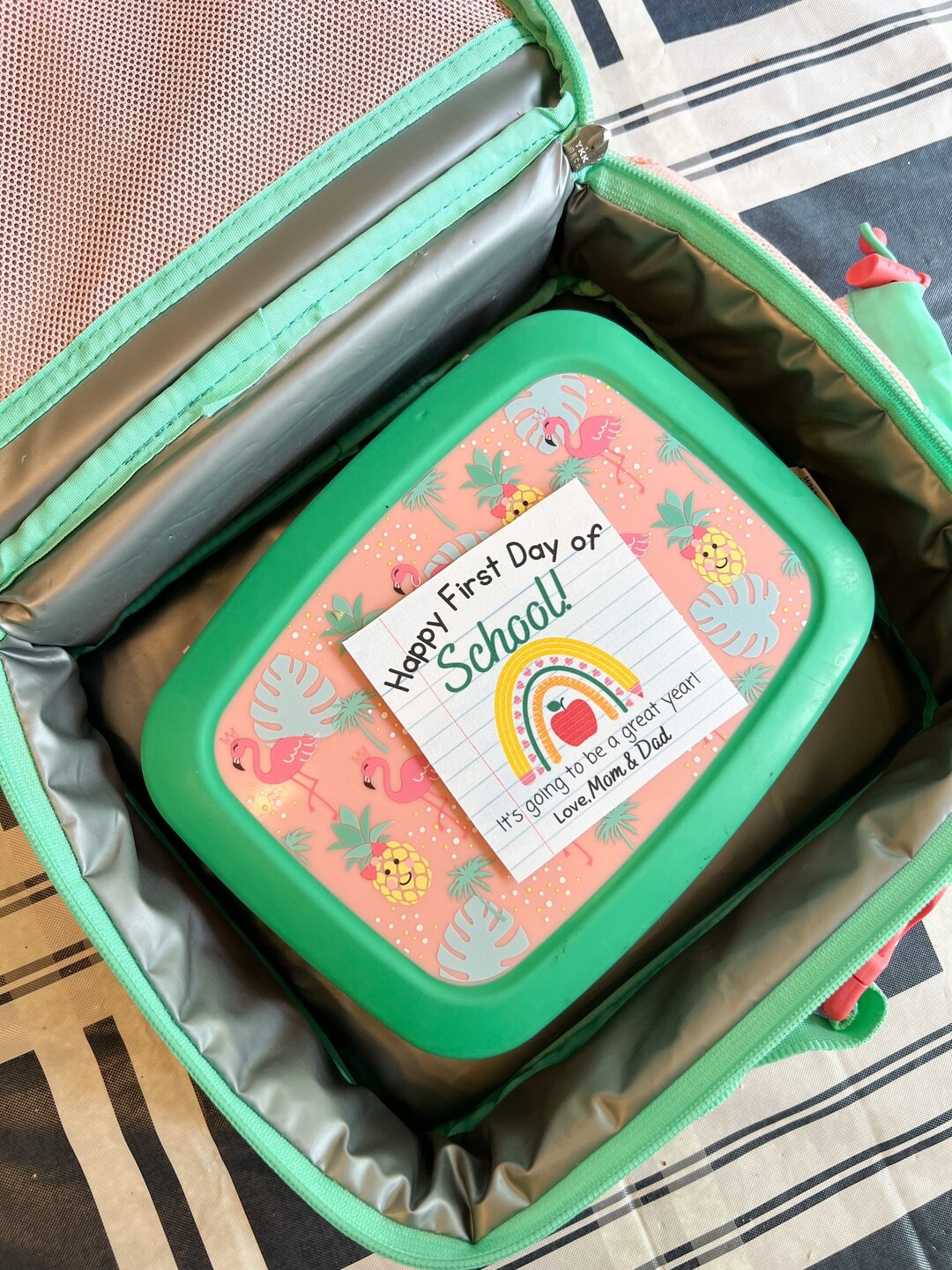 Personalized First Day of School Note, Back to School, Teacher Gift to ...