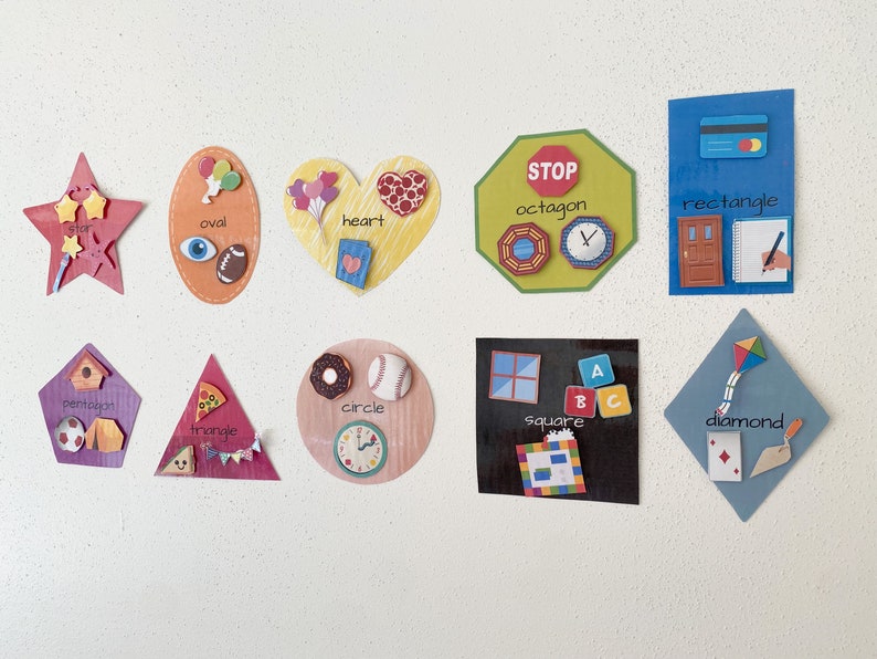 Shape Matching Printable Shapes Sorting Activity Classroom - Etsy