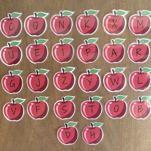 Alphabet Apple Picking, Fall Busy Binder Printable, Preschool Alphabet ...