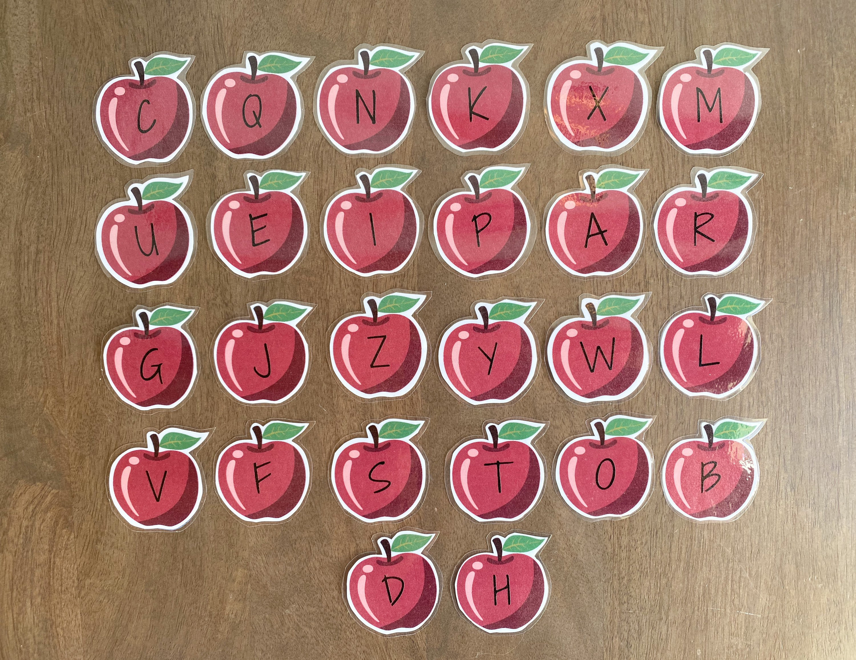 Apple Picking Alphabet Matching, Fall Activity, Preschool Learning ...