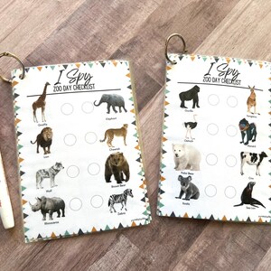 Zoo Animal Scavenger Hunt, I Spy at the Zoo, A Day at the Zoo, Animal ...