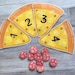 Number Matching Activity, Pizza Theme Preschool Counting, Pizza Number ...