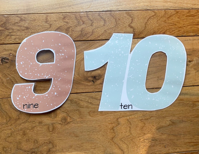 Number Velcro Activity Number Wall Classroom Number Matching - Etsy