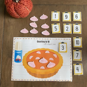 Fall Busy Book, Autumn Busy Binder, Thanksgiving Learning Activities ...