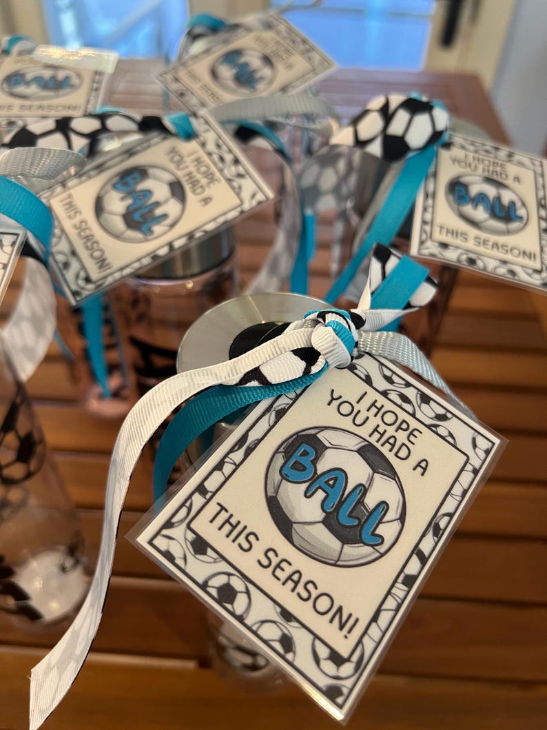 Soccer End of Season Tag, Soccer Party Printable, Soccer Birthday Party ...