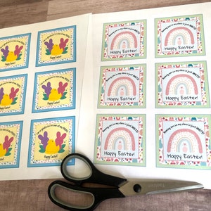 Easter Pencil Tag, Pencil Easter Egg Hunt Gift Label, School Classroom ...