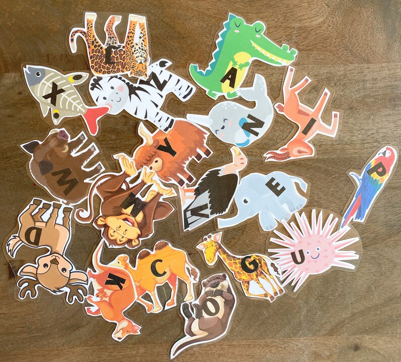 Zoo Alphabet Hunt Zoo Animal Letter Search Outdoor Alphabet - Etsy