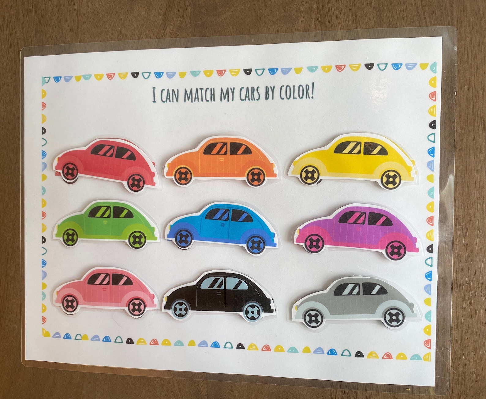 Color Matching Color Activity Learning Colors Toddler | Etsy