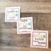 Personalized Valentine's Day Chalk Gift Tag, Chalk Valentine Gift Label ...