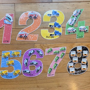 Number Velcro Activity, Number Wall, Classroom Number Matching Chart ...