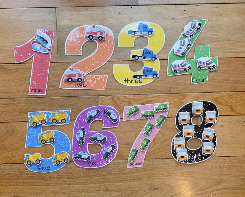 Number Velcro Activity Number Wall Classroom Number Matching - Etsy