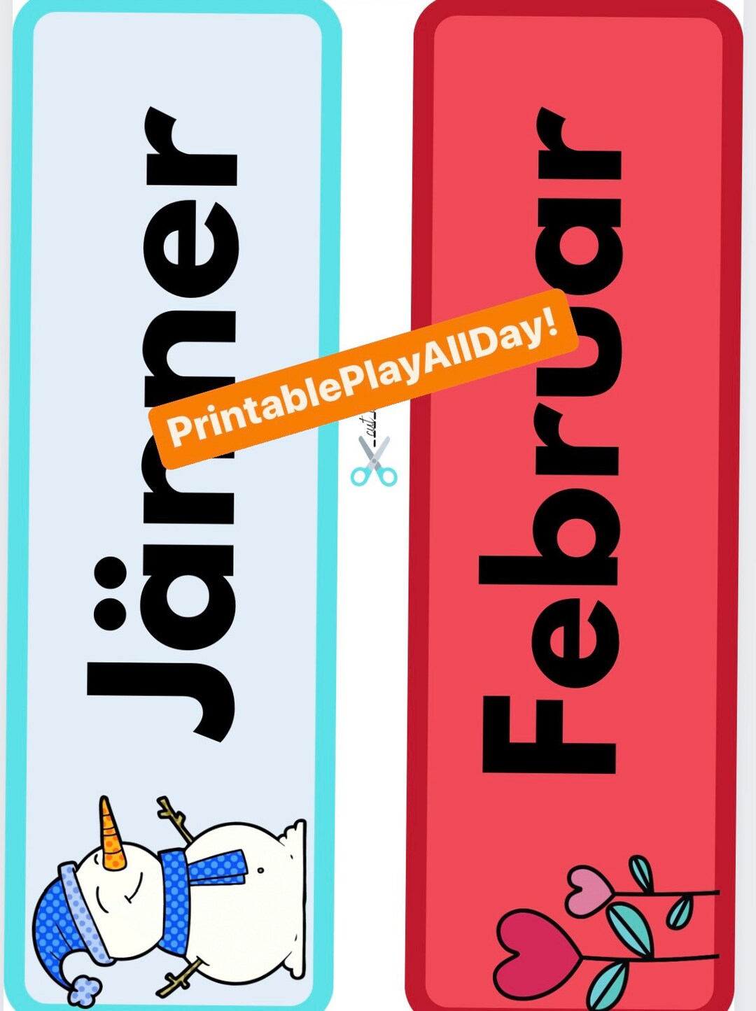 GERMAN Months of the Year, Seasons of the Year, Teaching the Months ...