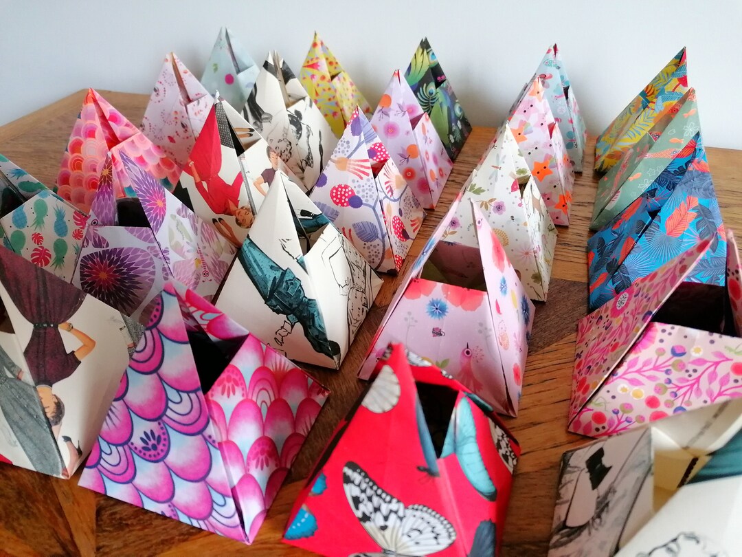 Set of 5 Origami "surprise" Packages - Etsy